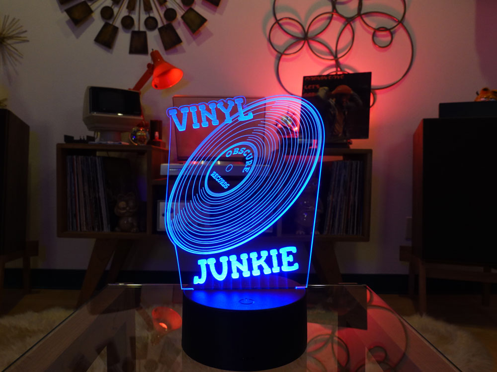 Vinyl Junkie | LED RGB Light Up Sign By Geraldine HiFi – Geraldine Hifi ...